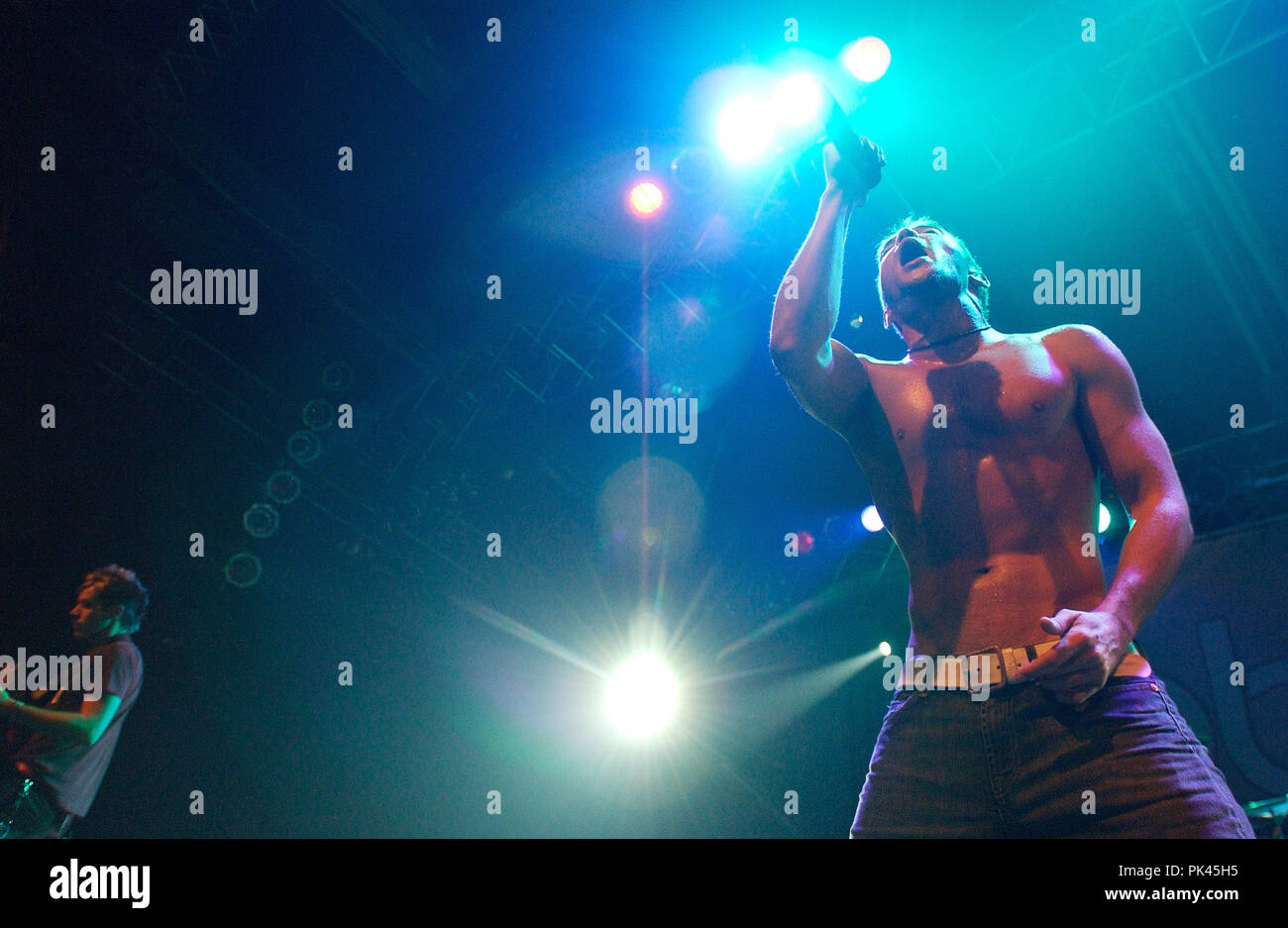 Douglas Robb, Sänger von "Hoobastank", Rockband aus den USA, bei einem ...