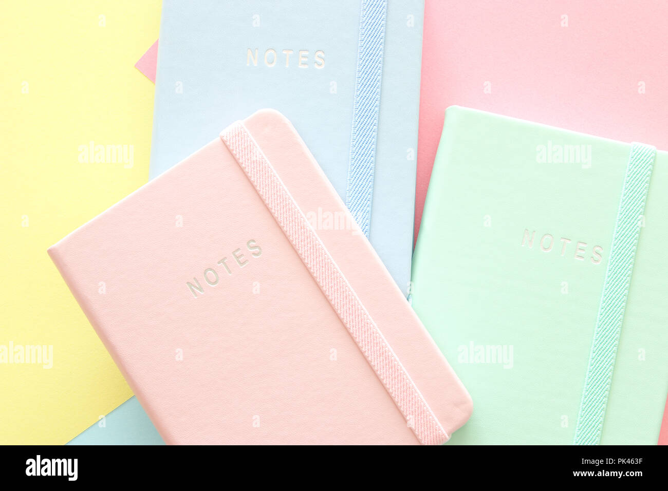 Abstract pastel colored paper texture. Minimal geometric shapes and ...