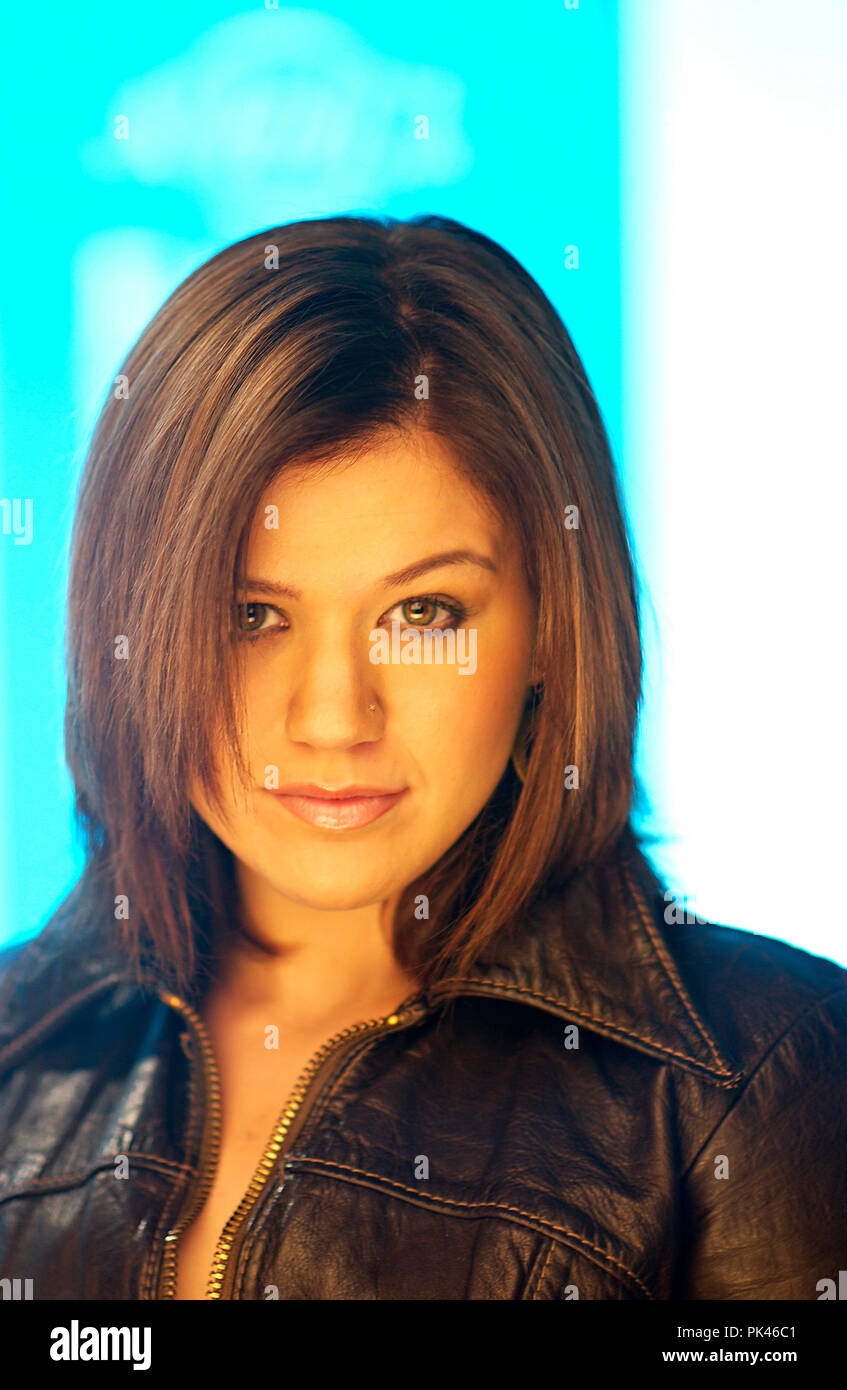 Kelly Clarkson, amerikanische Popsängerin, bei einem Fotoshooting in ...