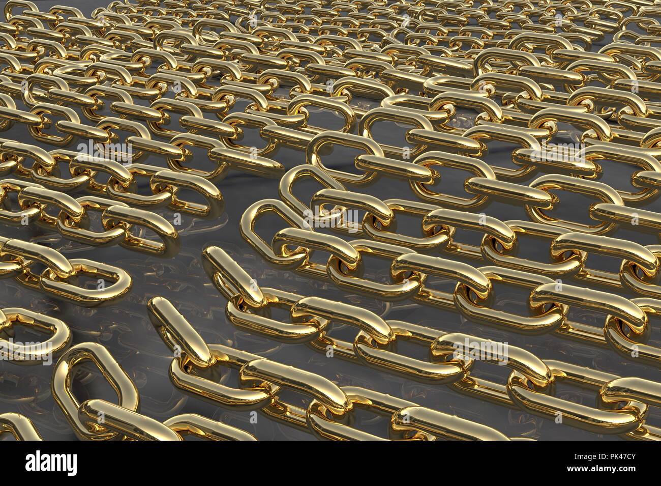 Multiple golden chain hi-res stock photography and images - Alamy