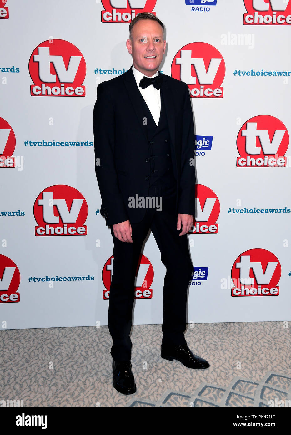 Antony Cotton attending the TV Choice Awards at the Dorchester Hotel ...