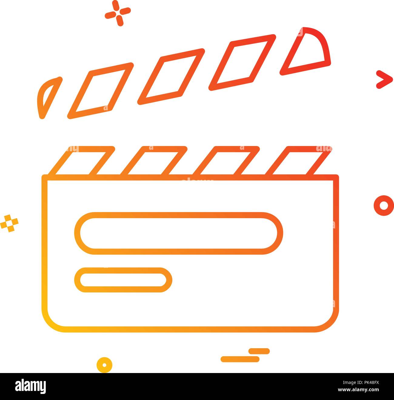 Media icon design vector Stock Vector Image & Art - Alamy