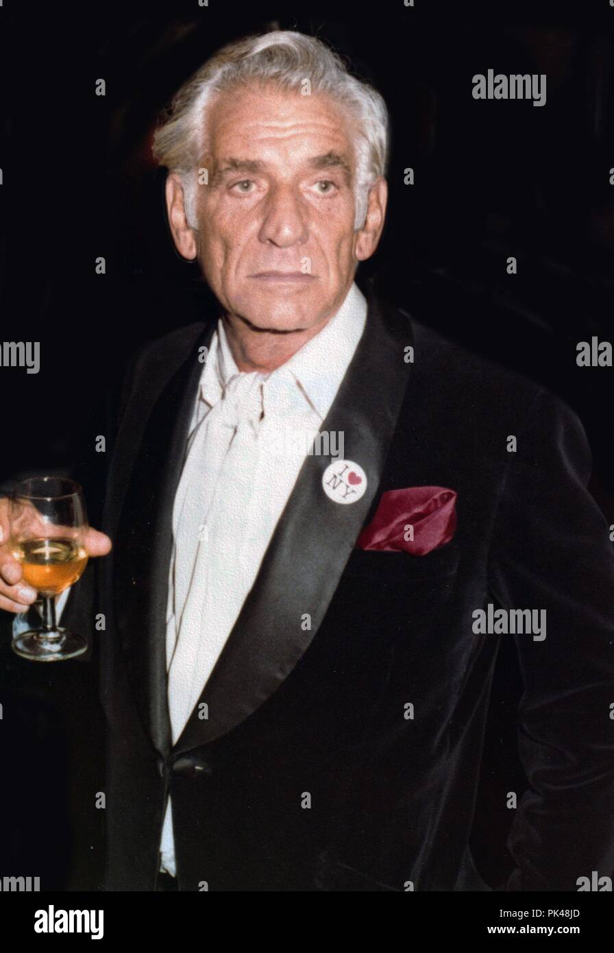 Leonard Bernstein Undated Photo By John Barrett/PHOTOlink / MediaPunch ...