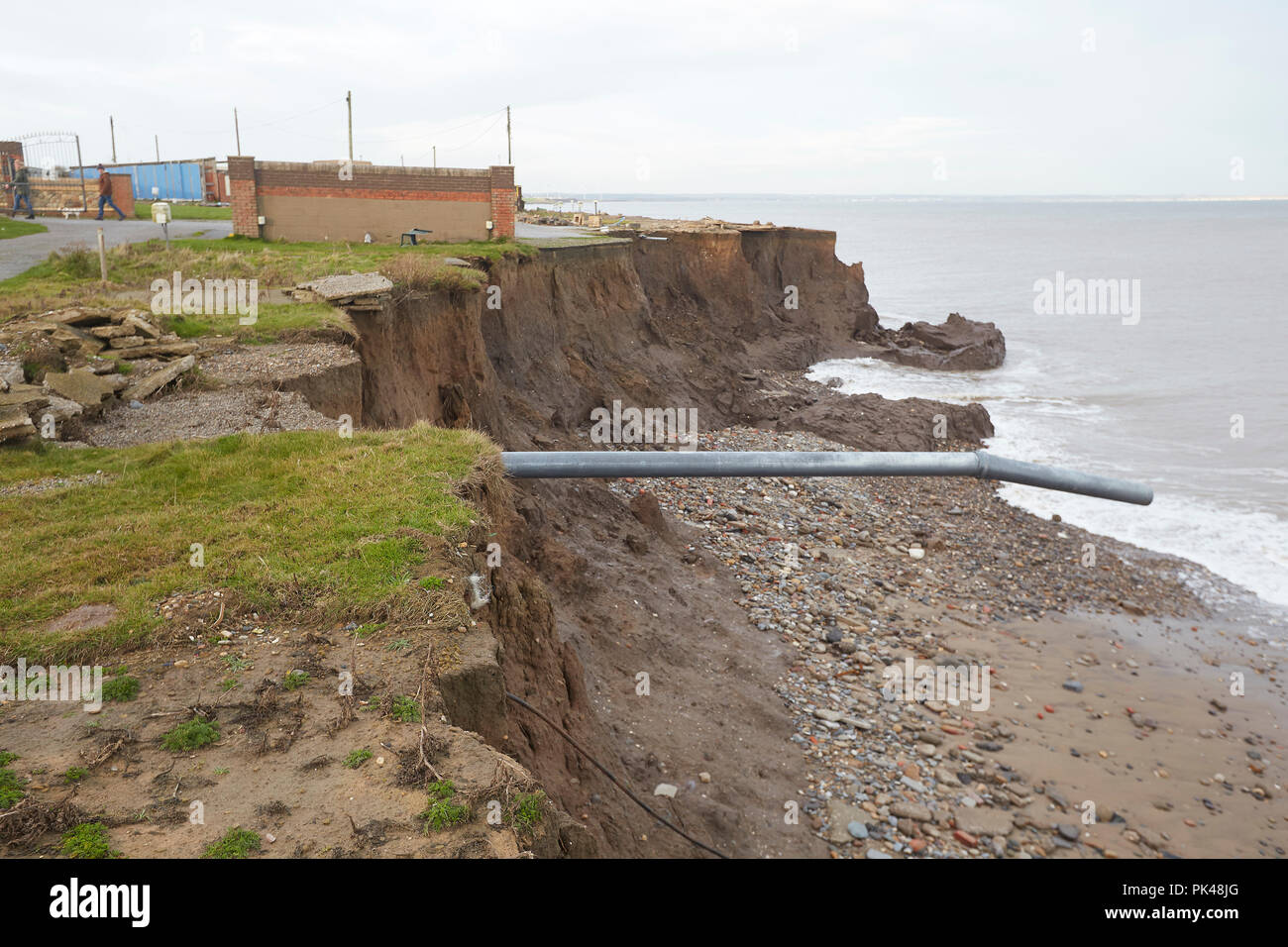 Skipsea coastal erosion hi-res stock photography and images - Alamy