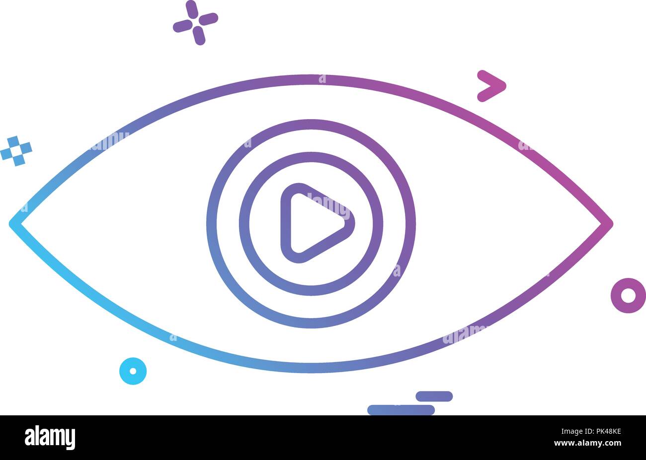 Eye icon design vector Stock Vector Image & Art - Alamy