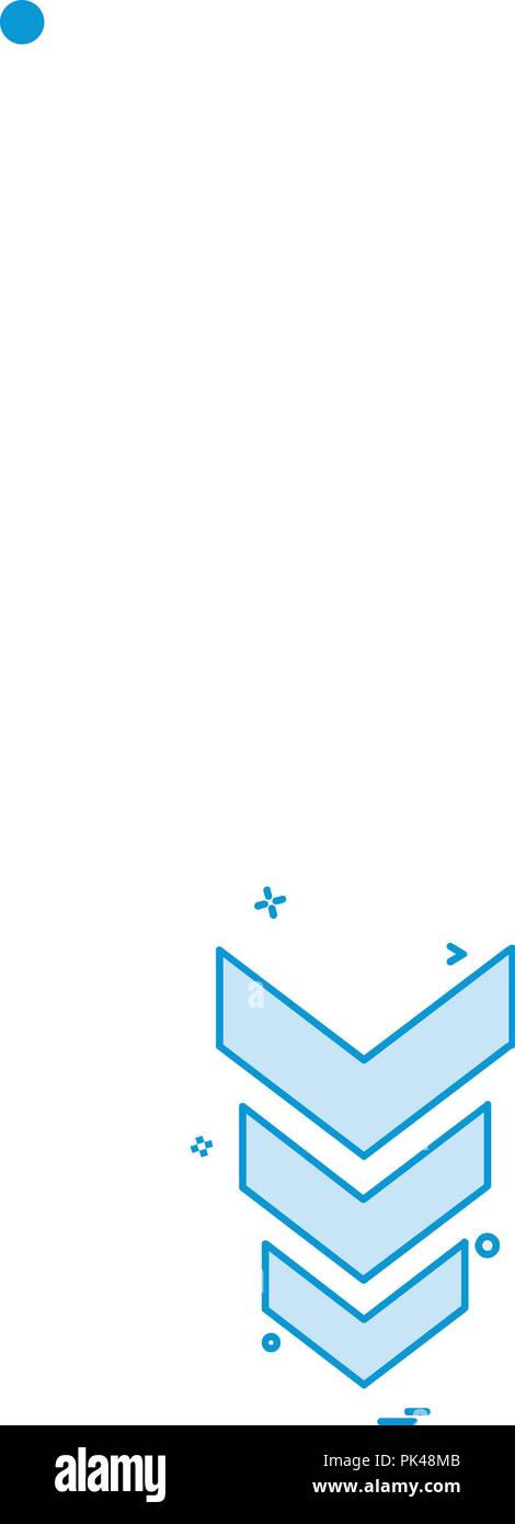 Down arrow icon design vector Stock Vector Image & Art - Alamy