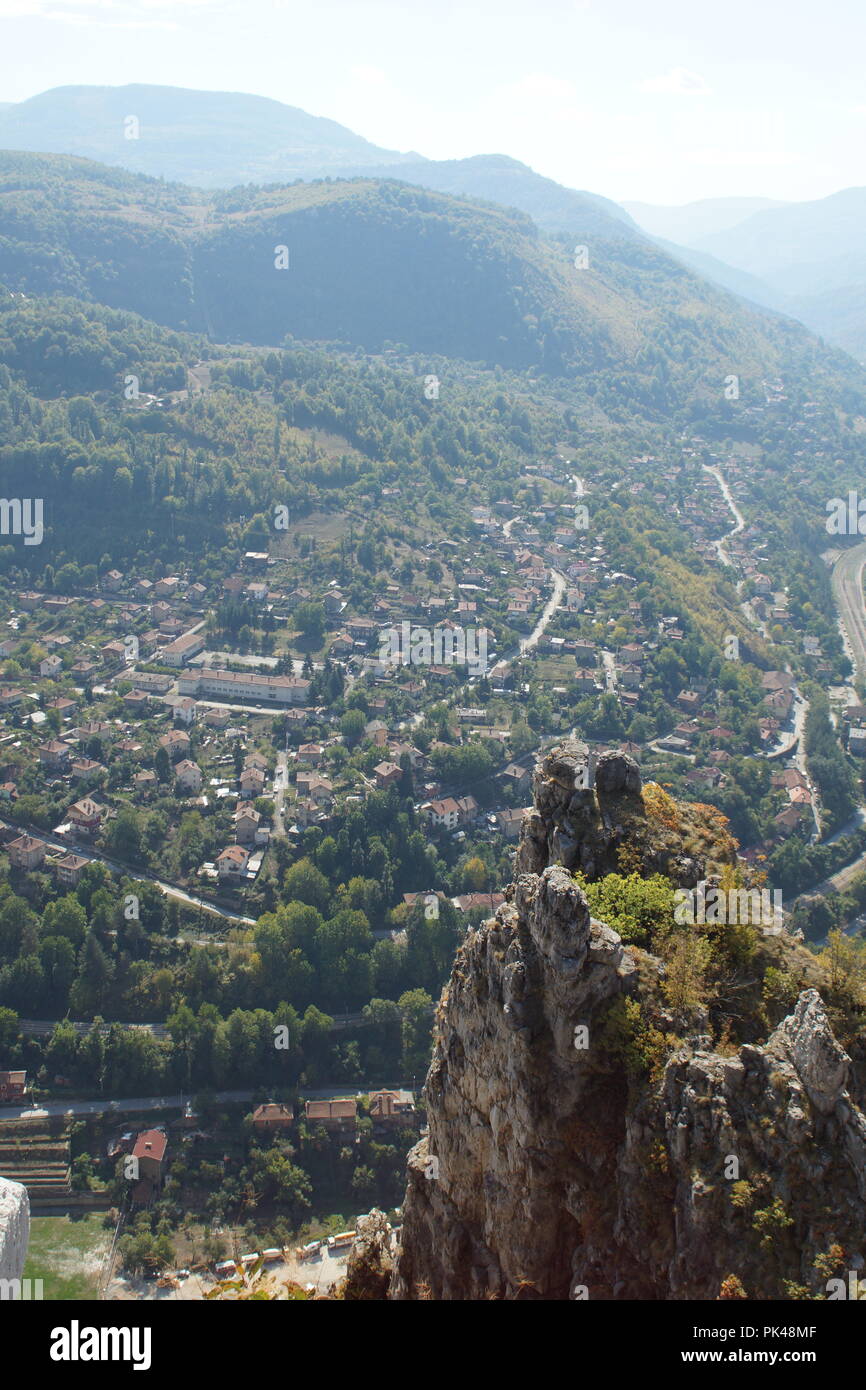 Amazing Panoramic view of Iskar Gorge, Balkan Mountains, Bulgaria Stock ...