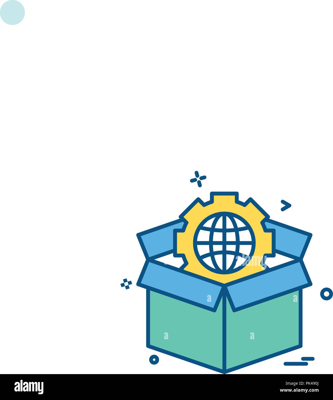 Box icon design vector Stock Vector Image & Art - Alamy