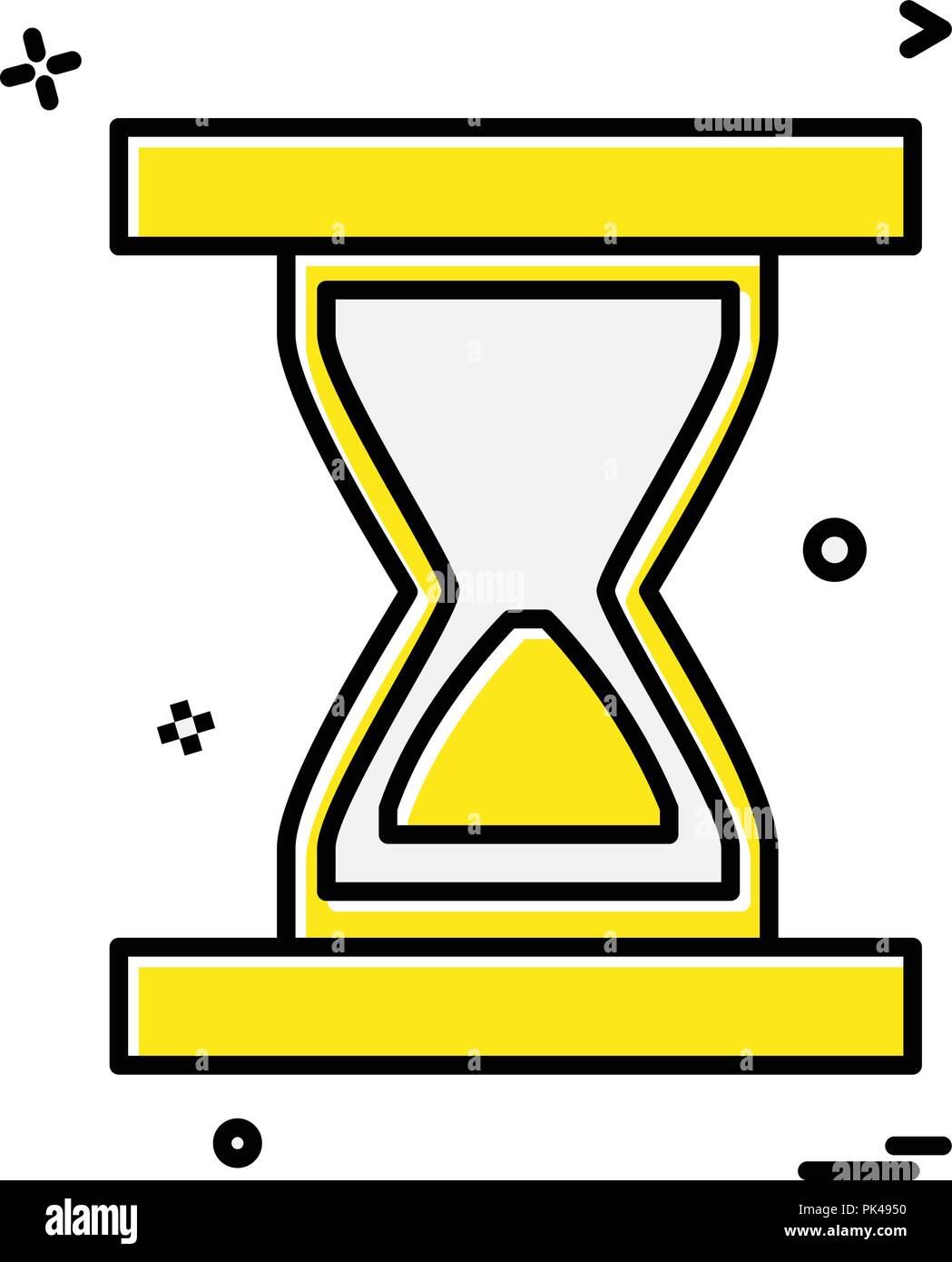 Wait icon design vector Stock Vector Image & Art - Alamy