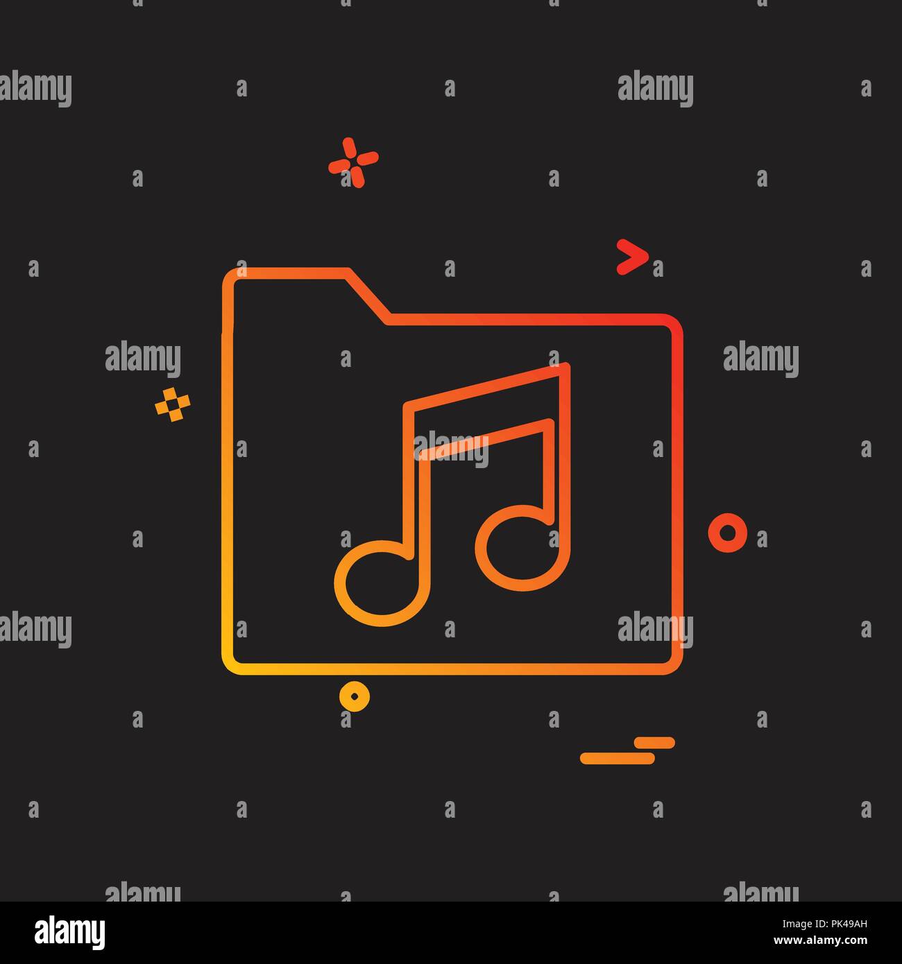 Media icon design vector Stock Vector Image & Art - Alamy