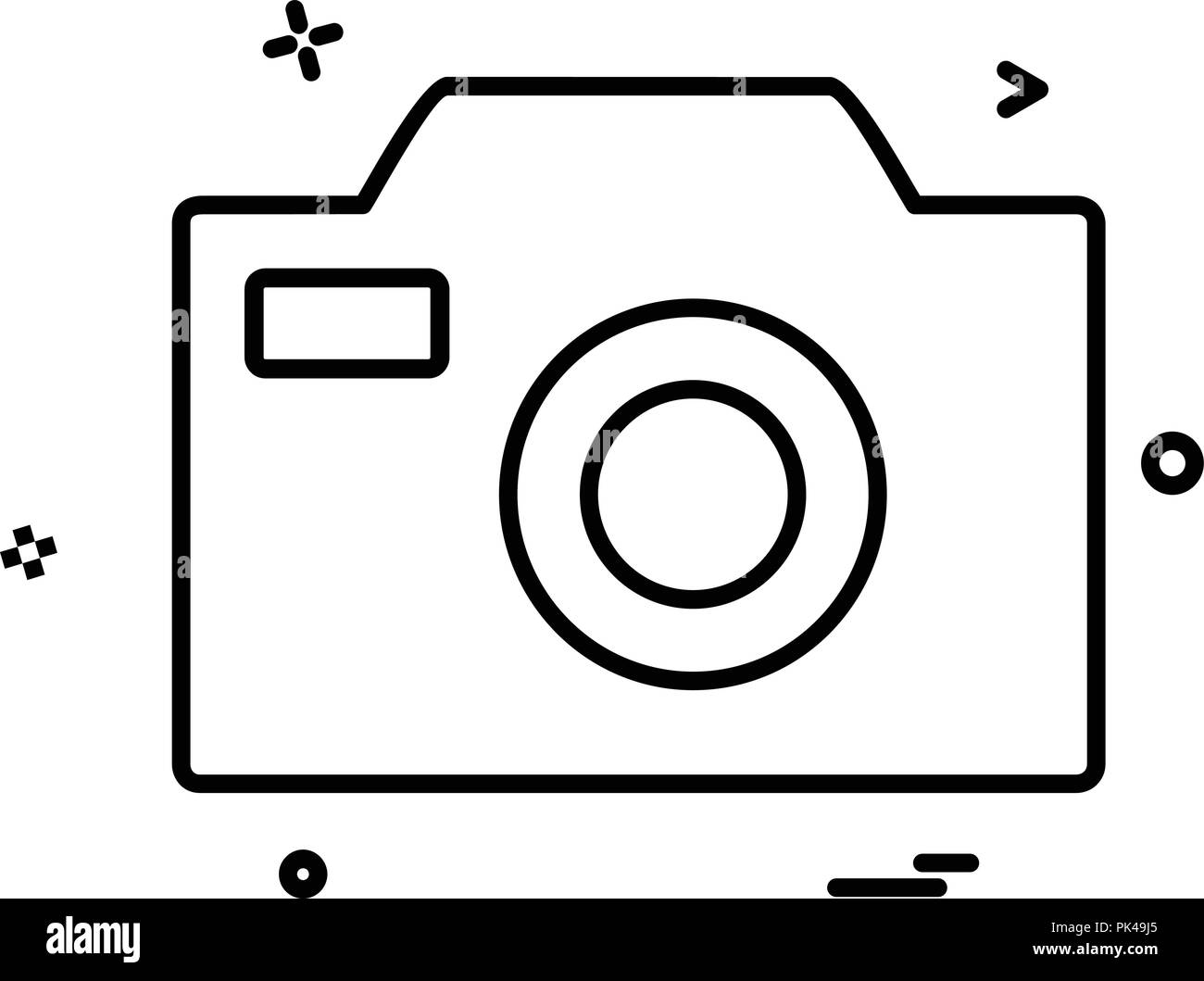 Camera icon design vector Stock Vector Image & Art - Alamy