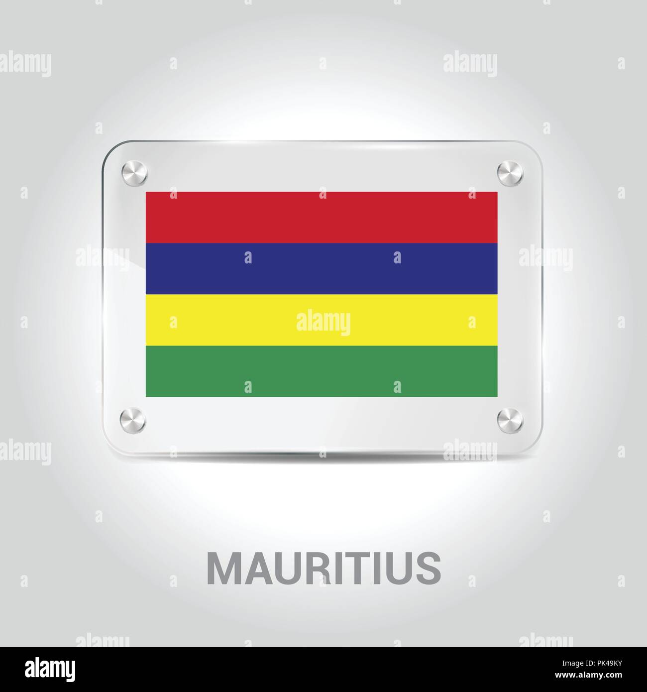 Official vector flag mauritius republic hi-res stock photography and ...