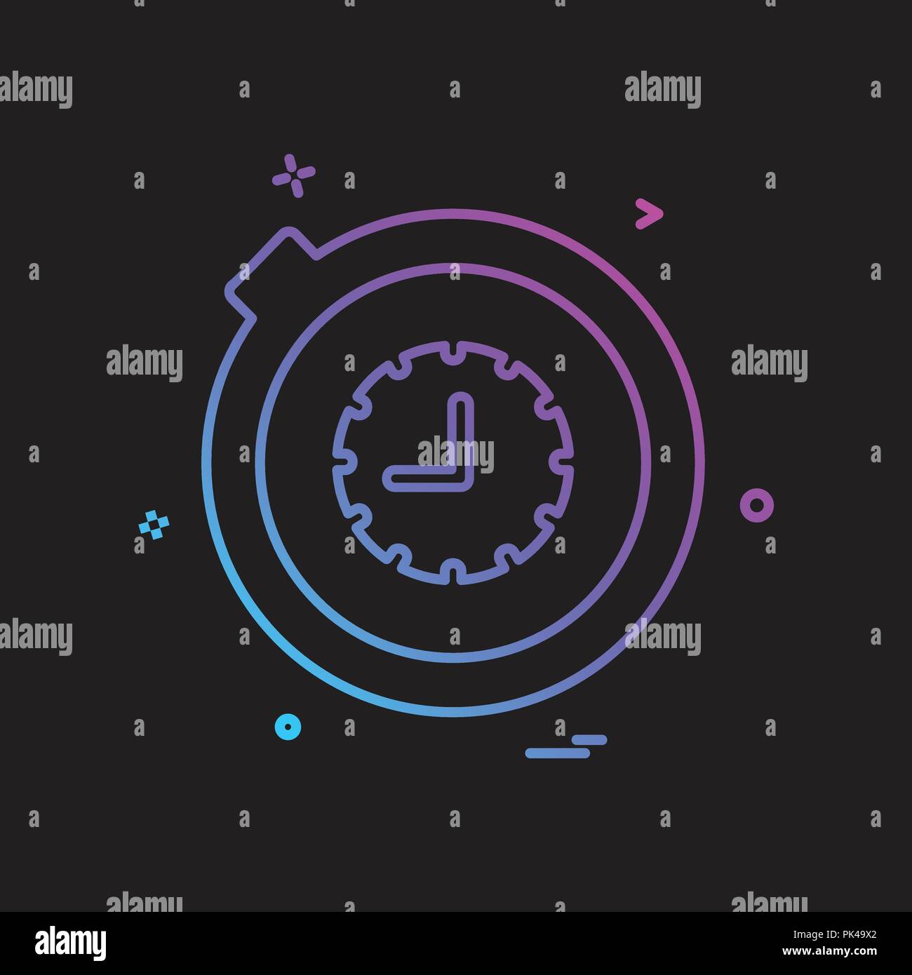 Stopwatch icon design vector Stock Vector Image & Art - Alamy