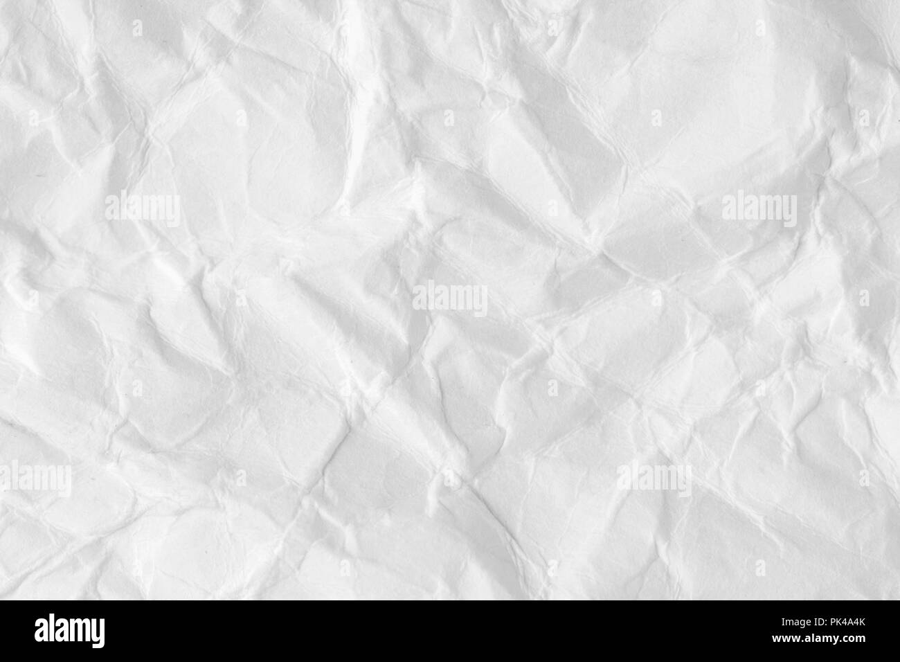 White crumpled paper list texture or background Stock Photo - Alamy