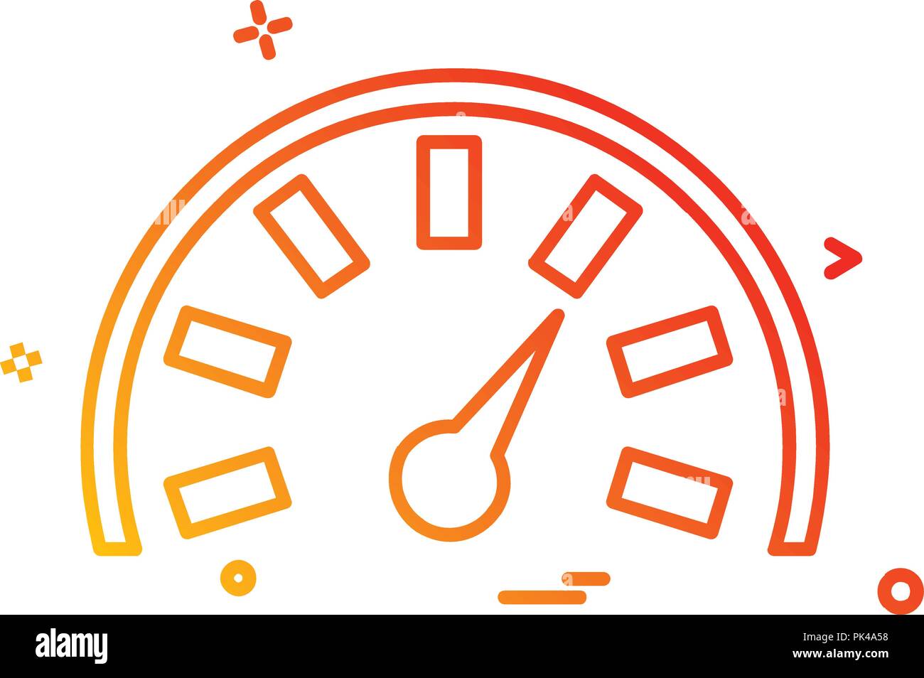 Meter icon design vector Stock Vector Image & Art - Alamy