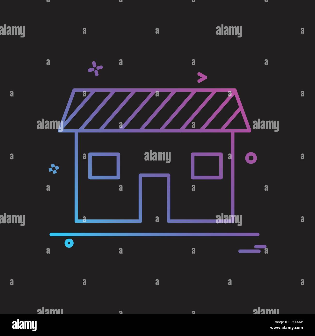 Home icon design vector Stock Vector Image & Art - Alamy