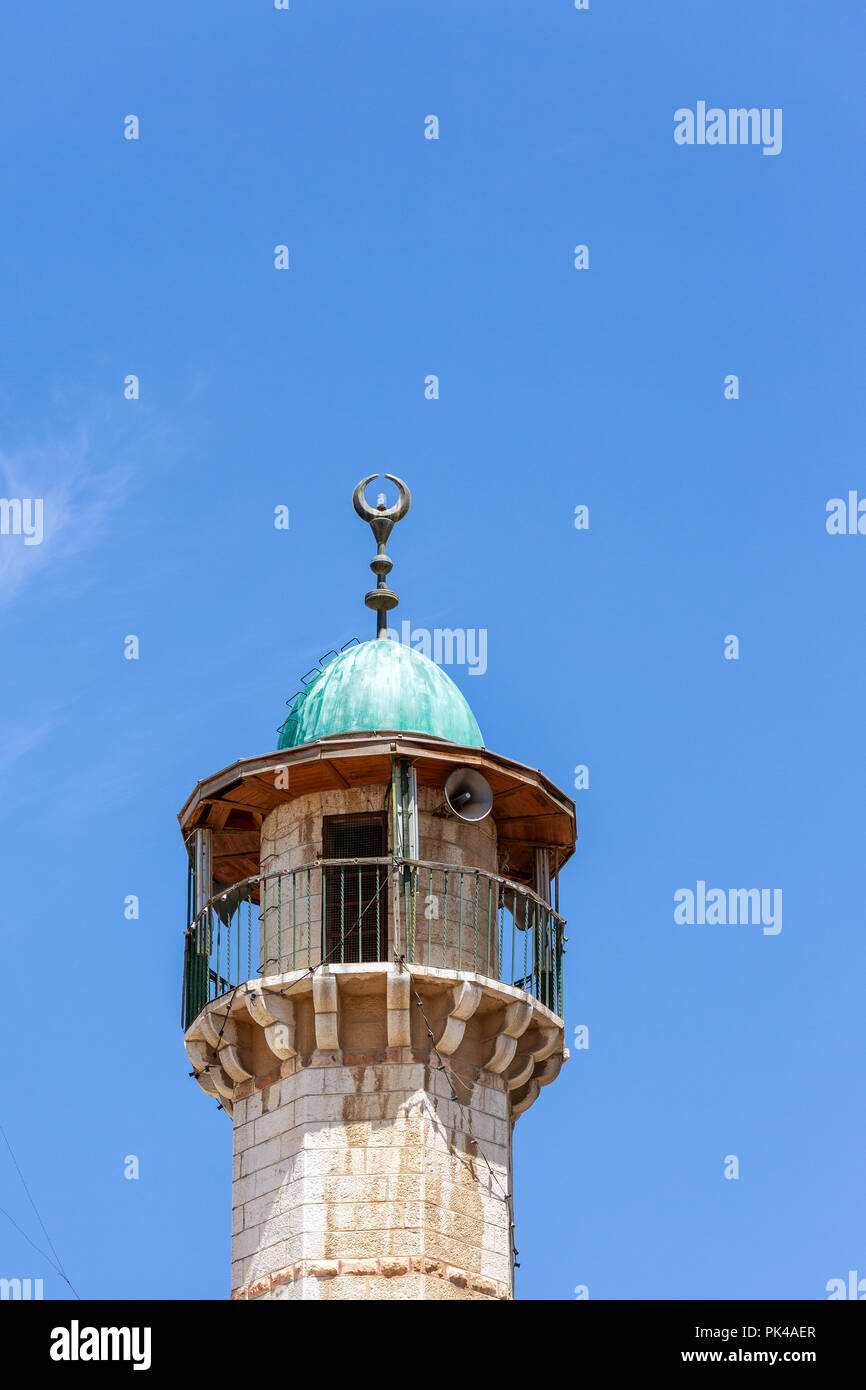 Minaret in Jerusalem, Israel Stock Photo - Alamy