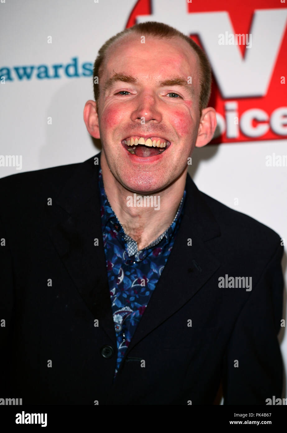 Lee Ridley attending the TV Choice Awards at the Dorchester Hotel, Park ...