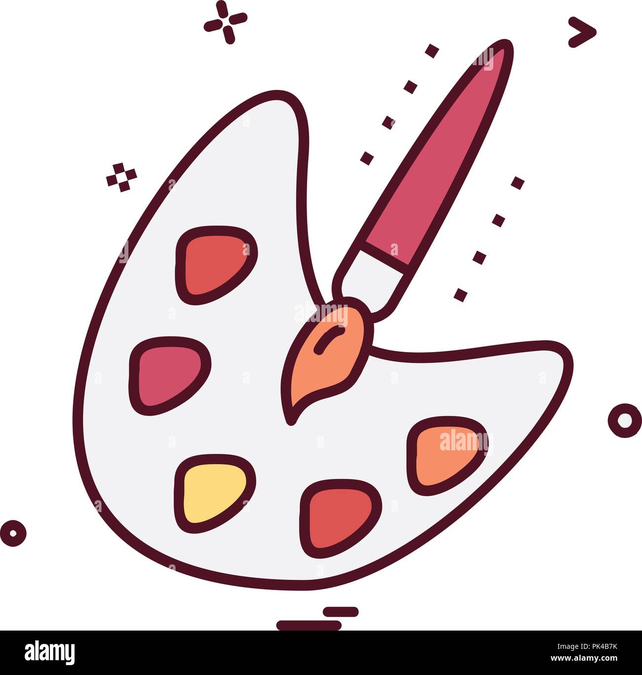 Paint icon design vector Stock Vector Image & Art - Alamy
