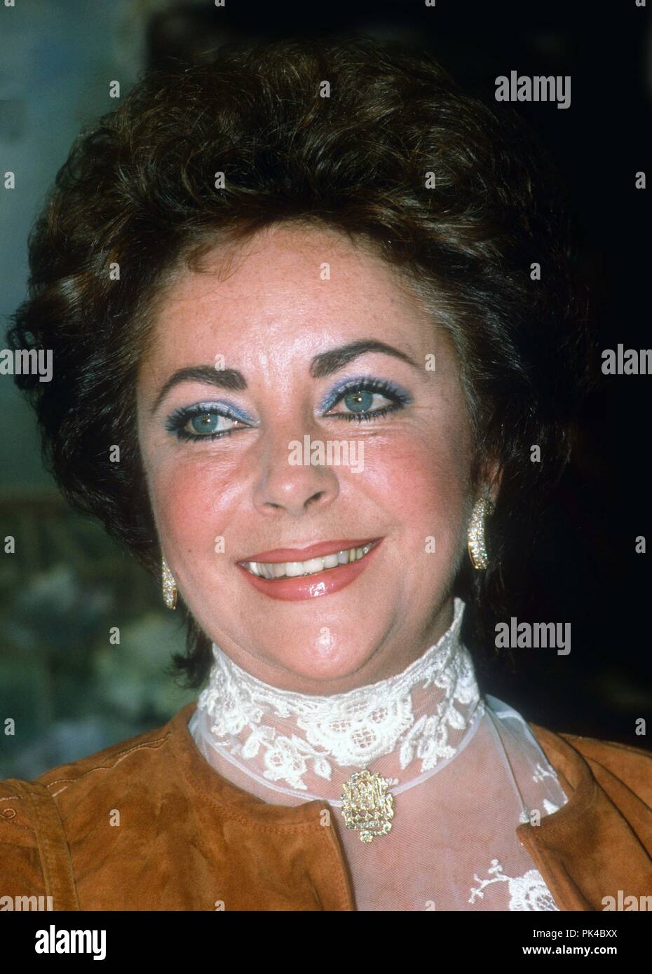 Elizabeth Taylor Undated Photo By Adam Scull/PHOTOlink.net Stock Photo ...