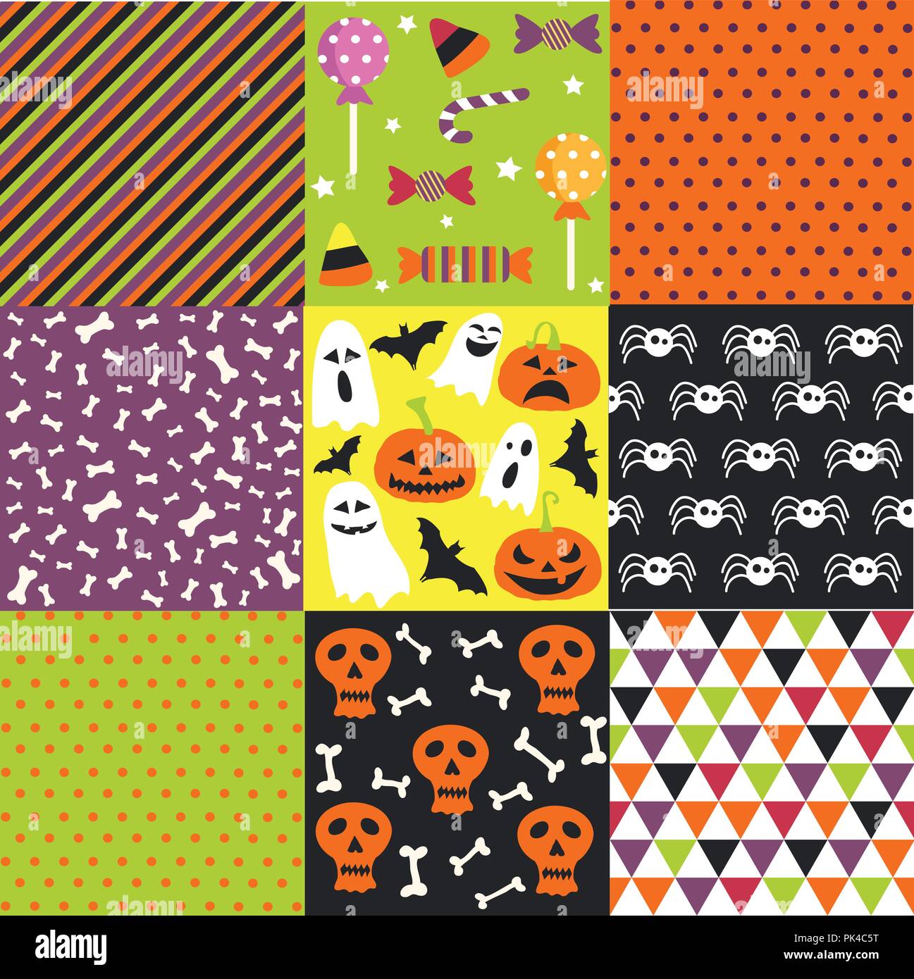 Spooky patterns Stock Vector Images - Alamy