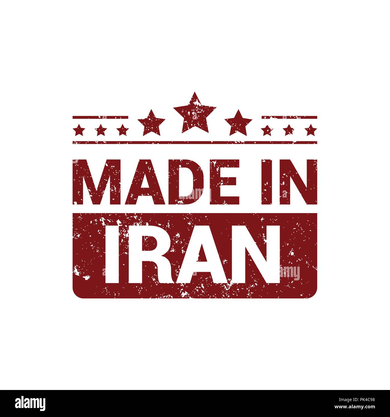 Iran stamp vector vectors Stock Vector Images - Alamy