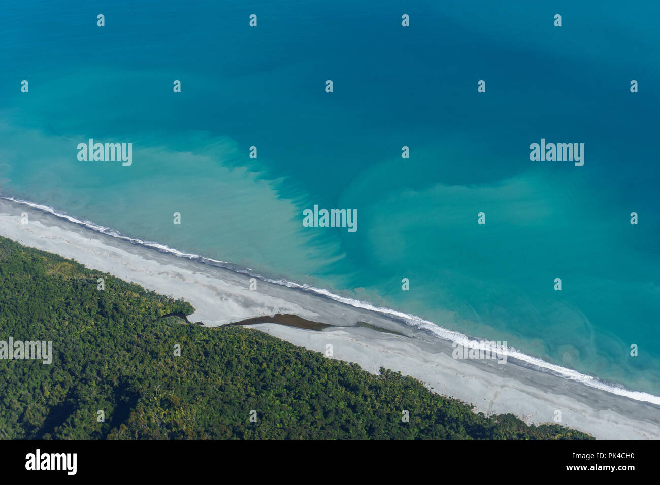 Blue Ocean Views From Scenic Flight - Tasman Coast New Zealand West ...