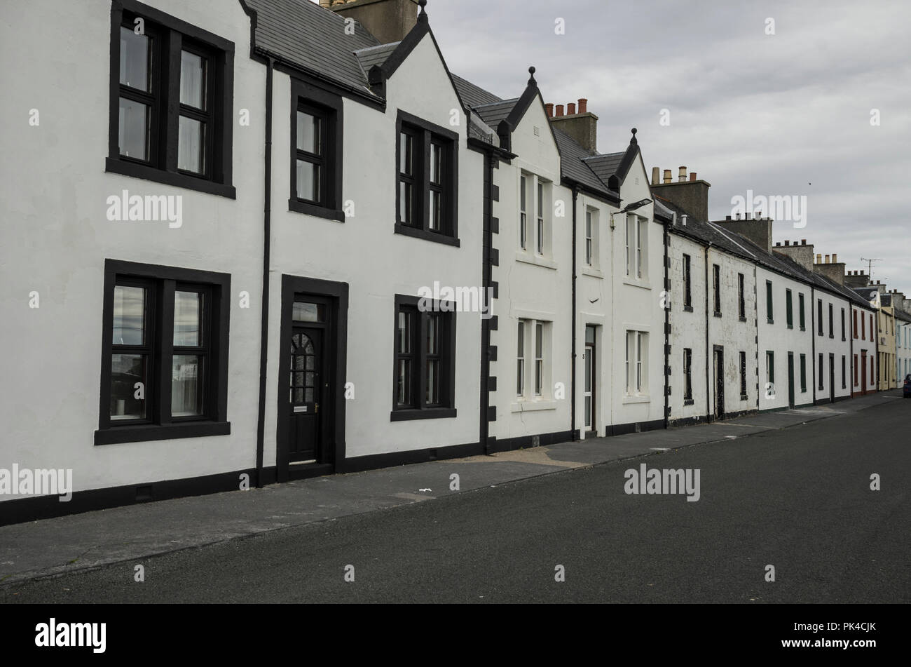 Charlotte Street, Port Ellen, Islay Stock Photo - Alamy