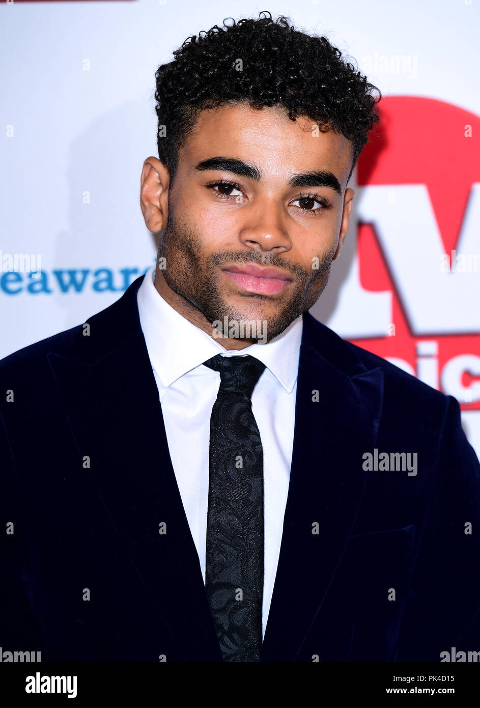 Malique Thompson-Dwyer attending the TV Choice Awards at the Dorchester ...