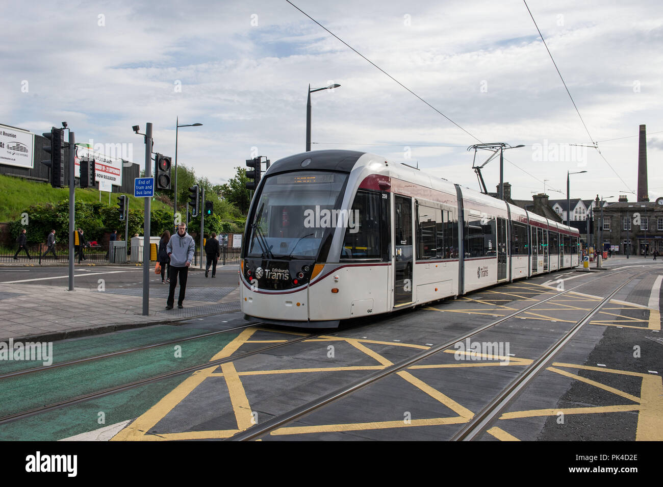 Tram edinburgh hi-res stock photography and images - Alamy