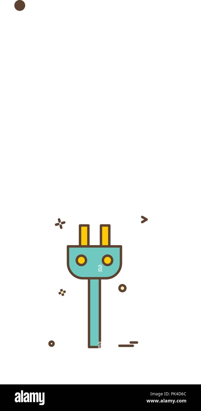 power plug icon design vector Stock Vector Image & Art - Alamy