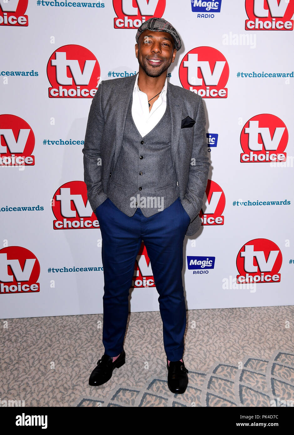 Don Gilet attending the TV Choice Awards at the Dorchester Hotel, Park ...