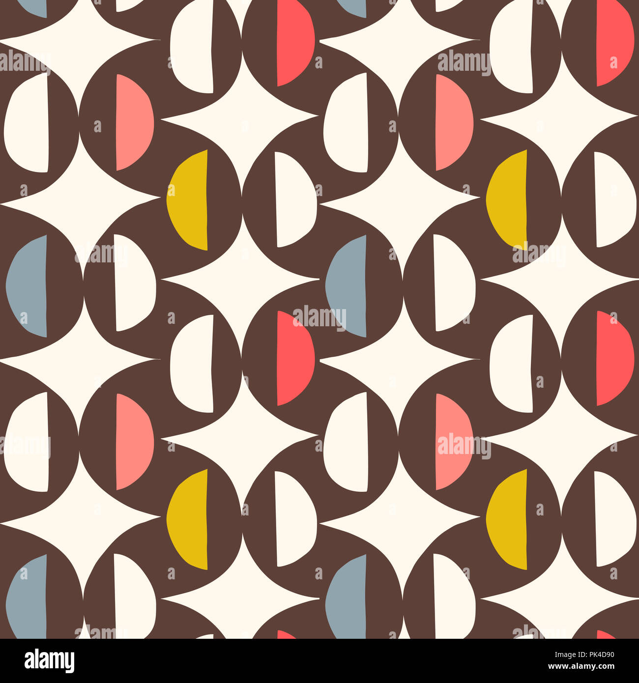 Geometric abstract seamless pattern background. Colorful rough ...