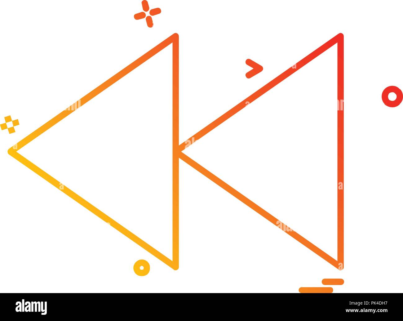 Left icon design vector Stock Vector Image & Art - Alamy