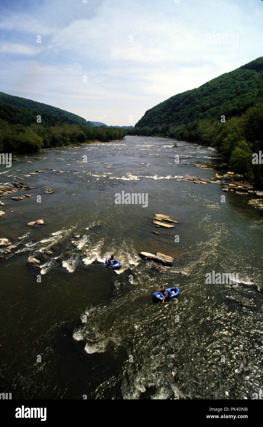 canoe19/020402 -- Rafting on the Shenandoah River, West Virginia Stock ...