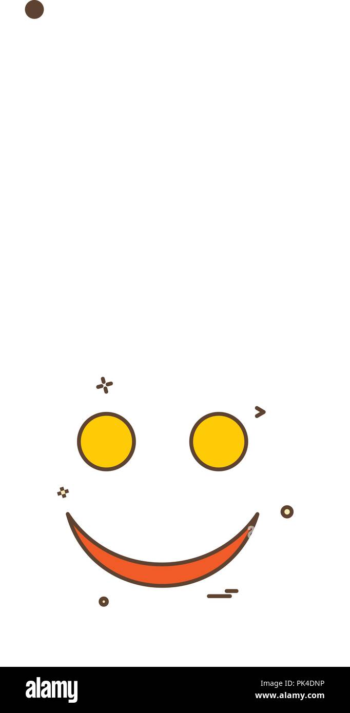 Smiley icon design vector Stock Vector Image & Art - Alamy