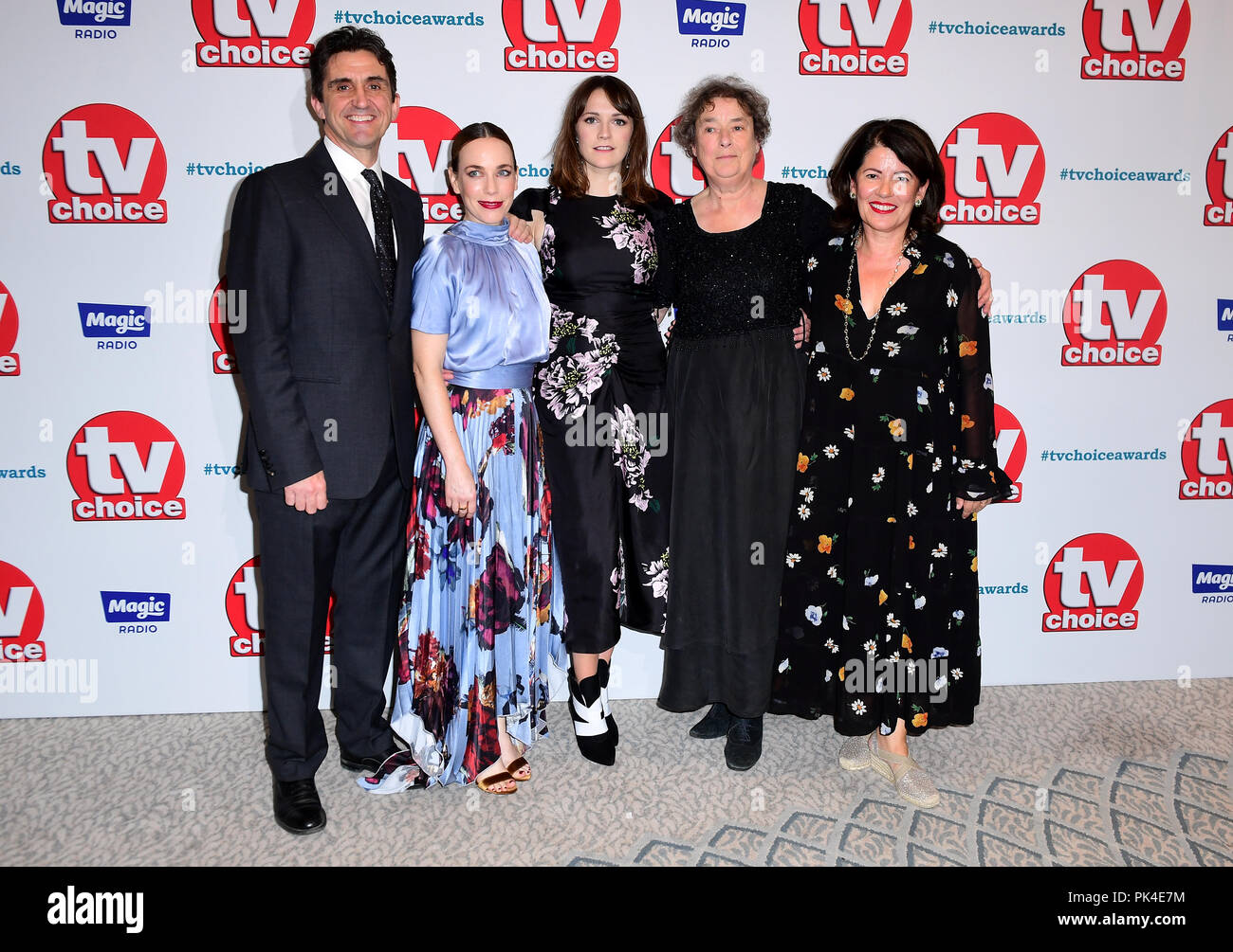 Stephen McGann, Laura Main, Charlotte Ritchie, Linda Bassett and guest ...
