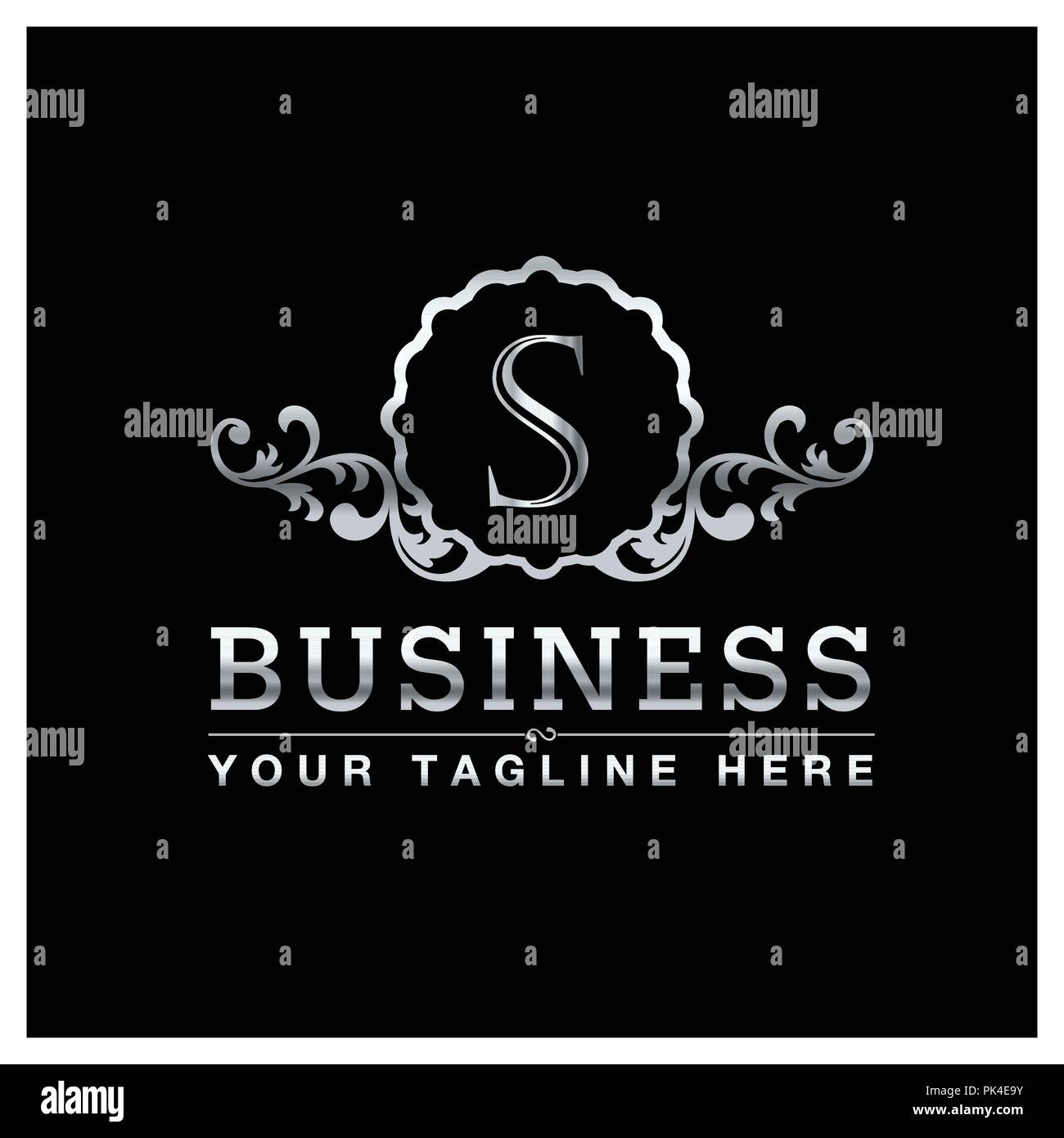 Elegent logo Stock Vector Images - Alamy