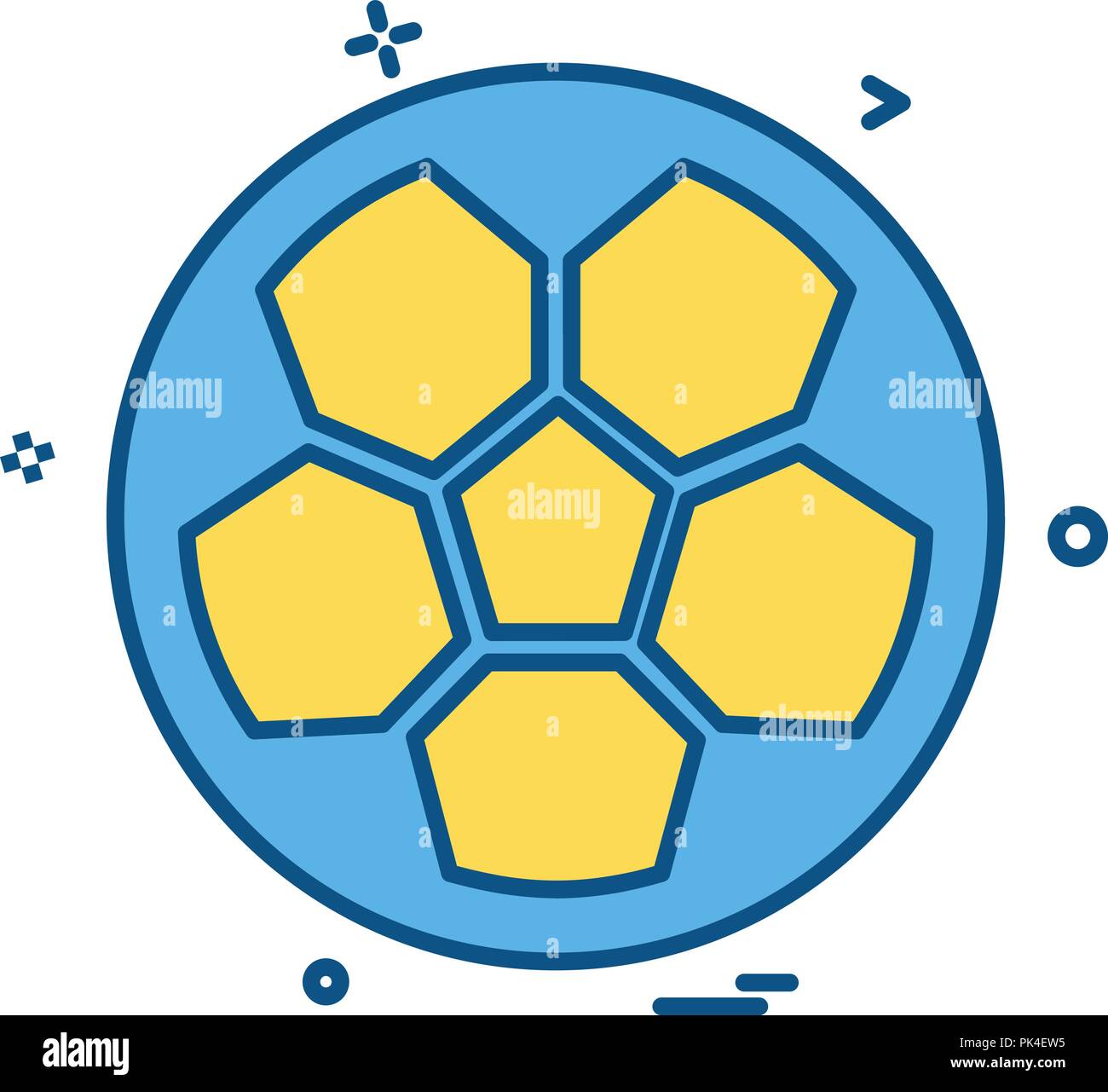 Football icon design vector Stock Vector Image & Art - Alamy