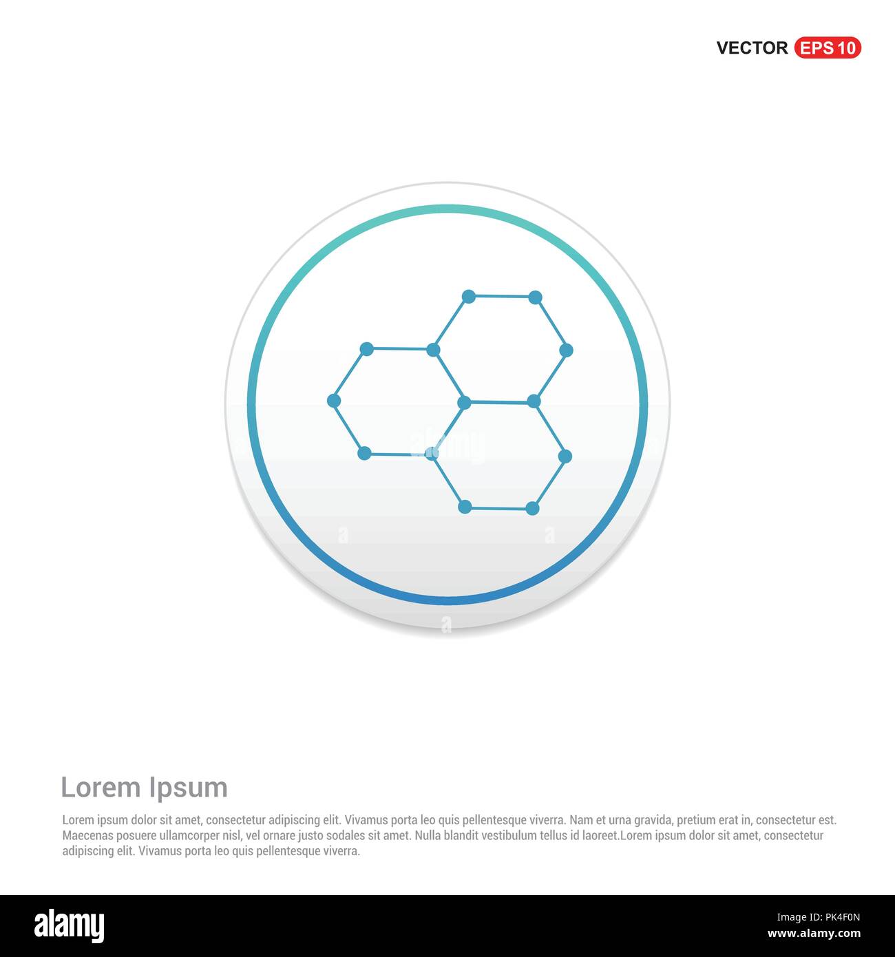 Network icon Hexa White Background icon template - Free vector icon ...
