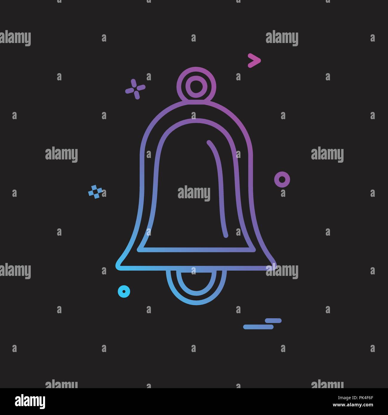 Bell icon design vector Stock Vector Image & Art - Alamy