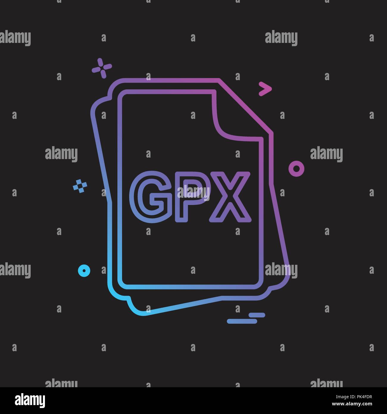 Gpx icon hi-res stock photography and images - Alamy