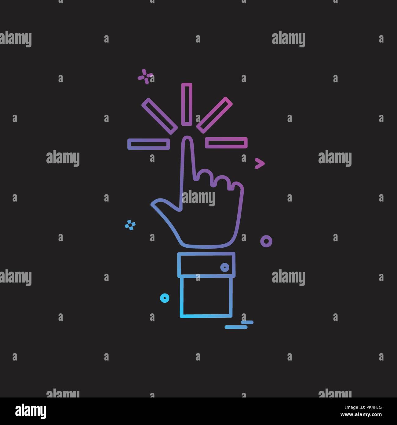 Hands icon design vector Stock Vector Image & Art - Alamy