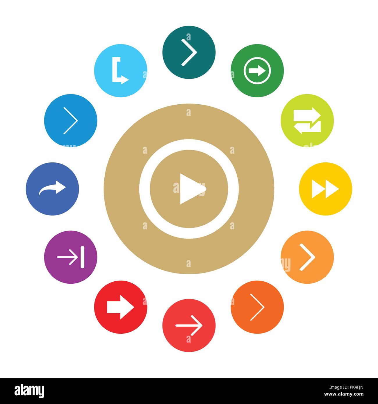 User Interface Buttons Design Set Vector Stock Vector Image And Art Alamy