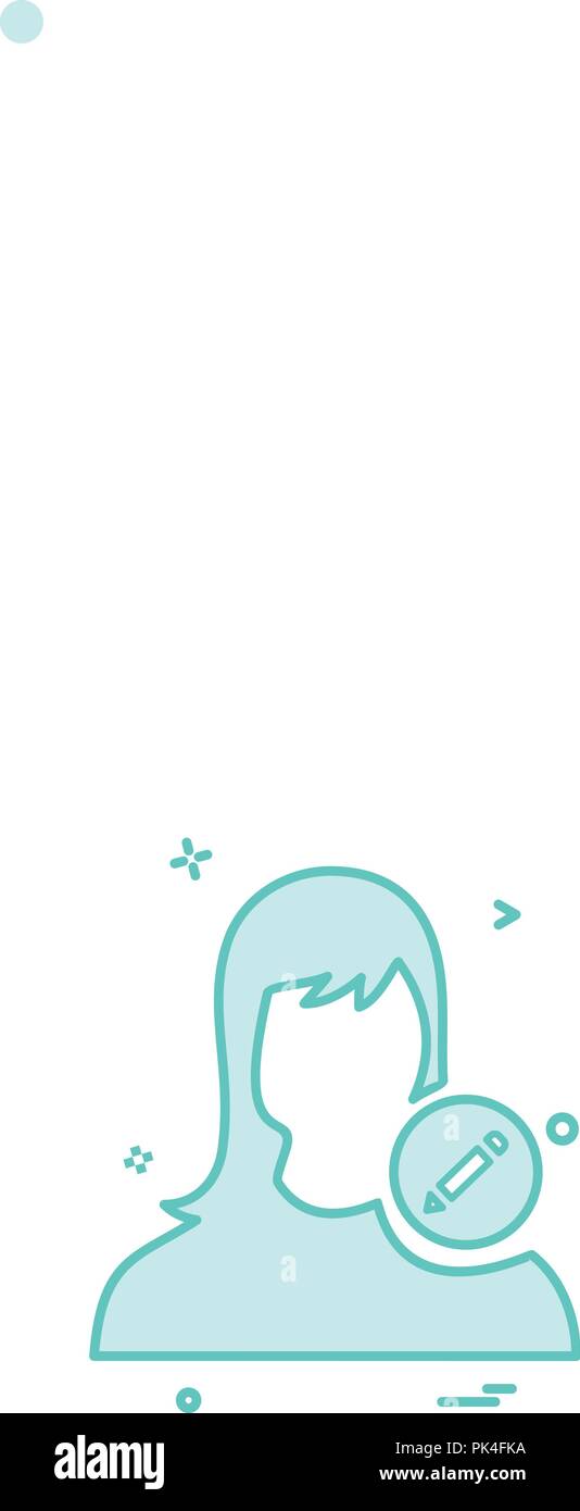 Female avatar icon design vector Stock Vector Image & Art - Alamy