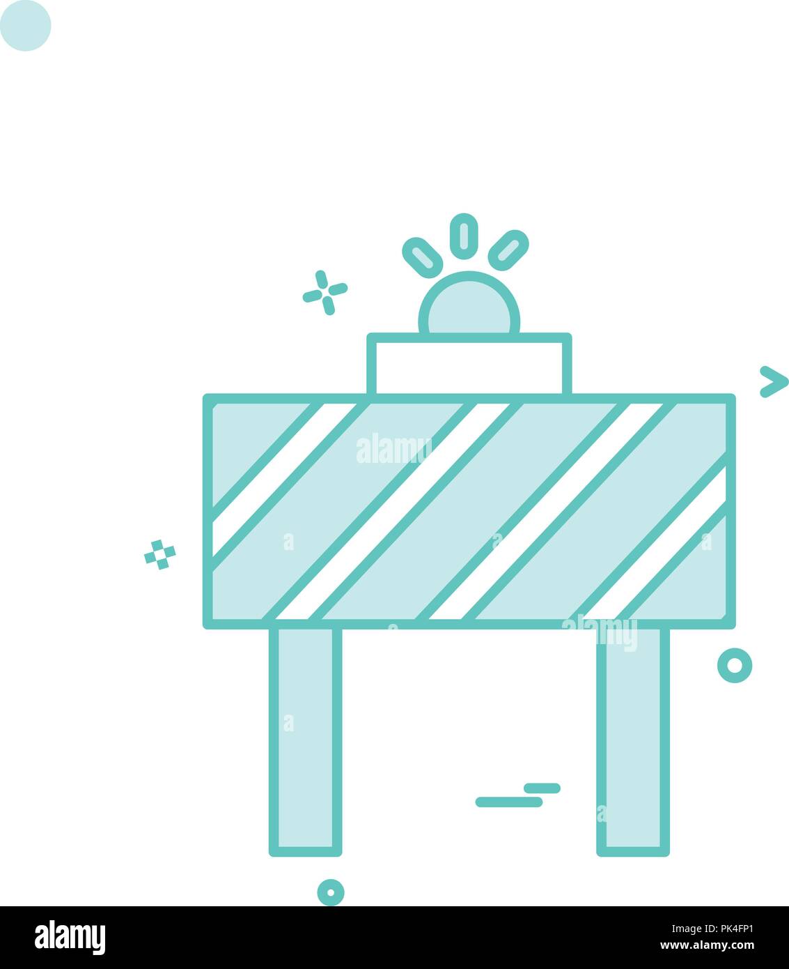 road blocker vector design Stock Vector Image & Art - Alamy