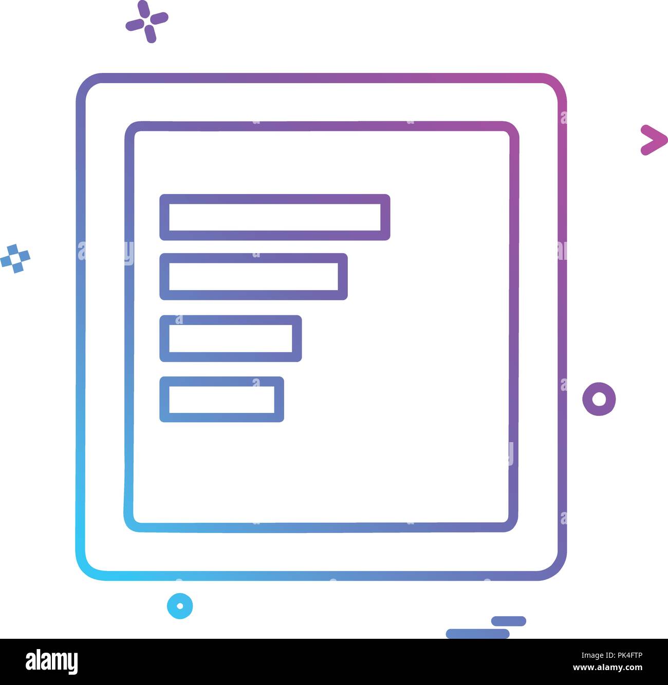 Files icon design vector Stock Vector Image & Art - Alamy