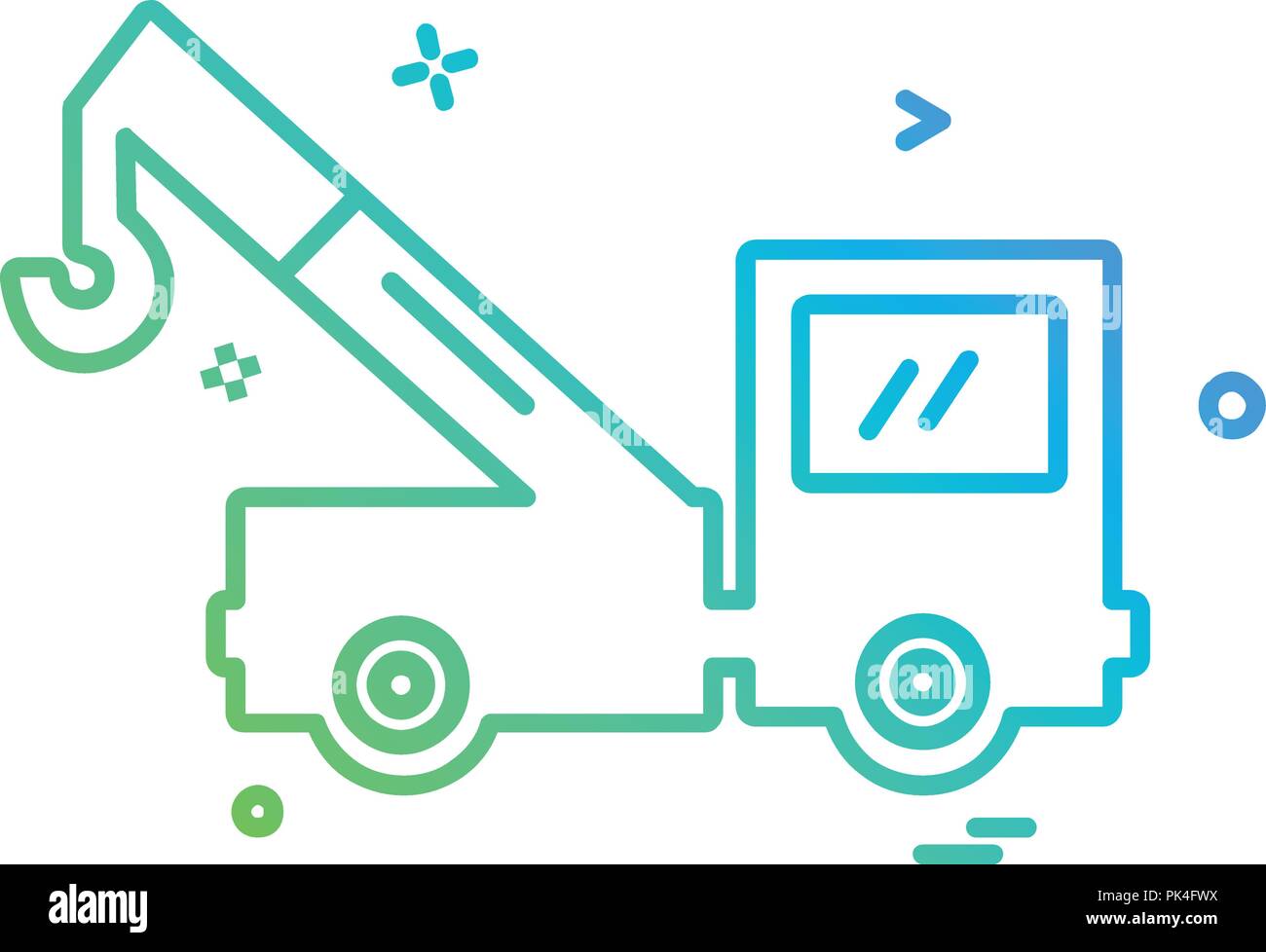 Truck icon design vector Stock Vector Image & Art - Alamy