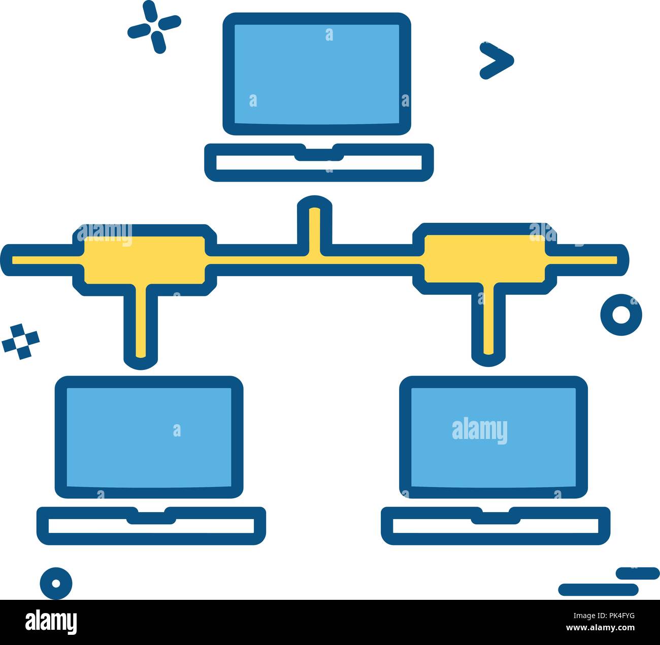 Network icon design vector Stock Vector Image & Art - Alamy