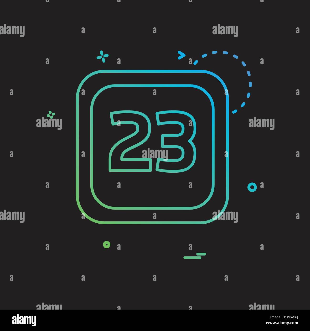 23 date calender Stock Vector Images - Alamy